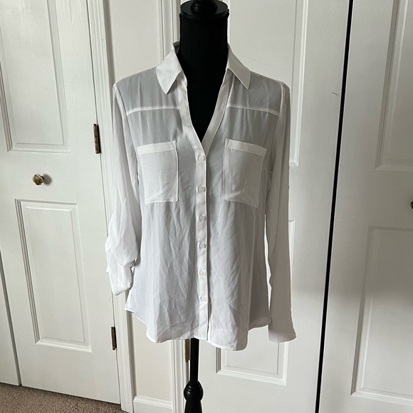 Express | Tops | White Button Down | Poshmark